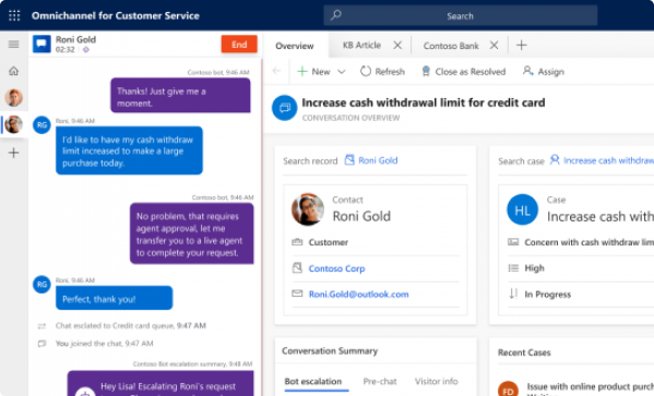 Microsoft Dynamics 365 Customer Service - Reliance Infosystems